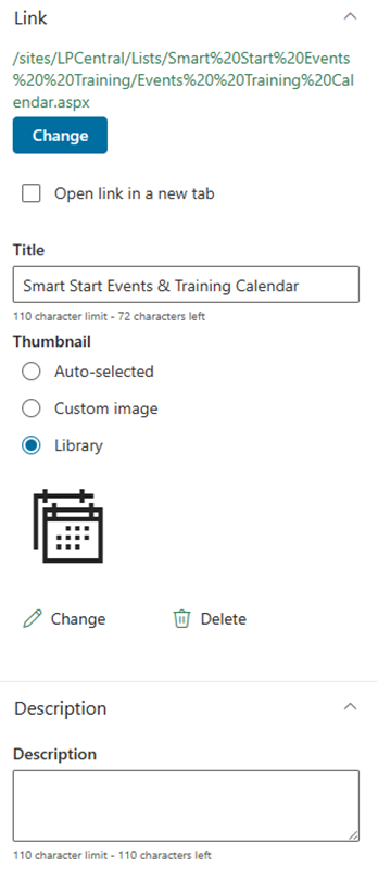 How-To Create, Edit And Delete A Quick Link In LP Central SharePoint ...