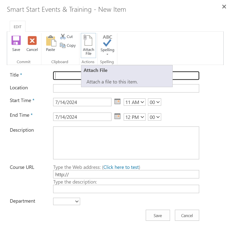 How-To Create An Event In The Smart Start Event And Training Calendar ...